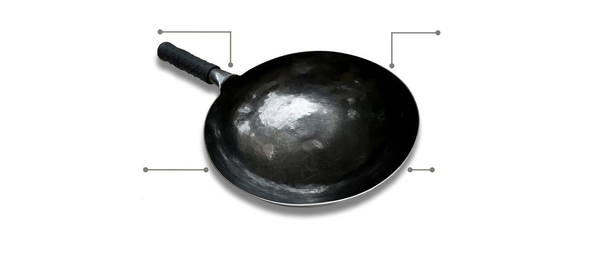 Oxenforge | Hand Forged Wok (Flat-Bottom)